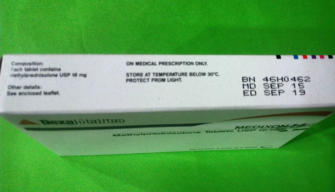 Buy Low cost Medixon 16mg Methylprednisolone | UsPharmz