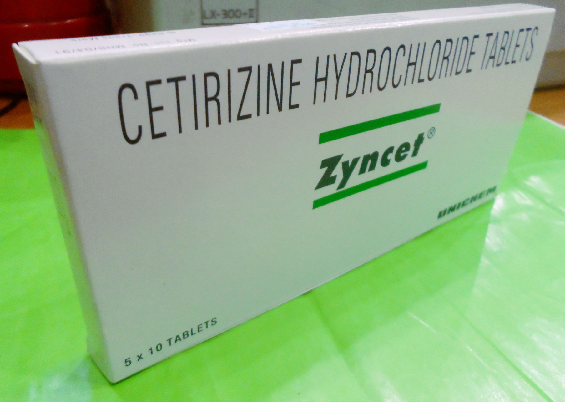 Cetirizine hydrochloride-Unichem-Allergic-Cetirizine-10mg-Zyncet | UsPharmz
